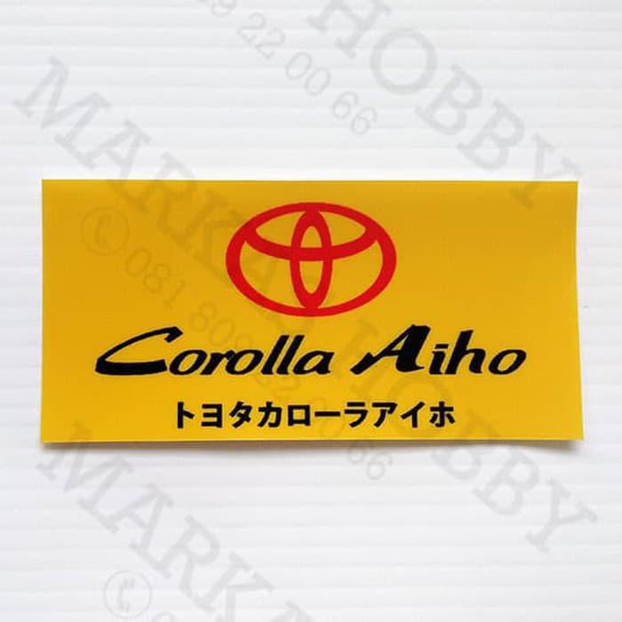 Jual Stiker / Sticker Toyota Corolla Aiho OEM | Shopee Indonesia