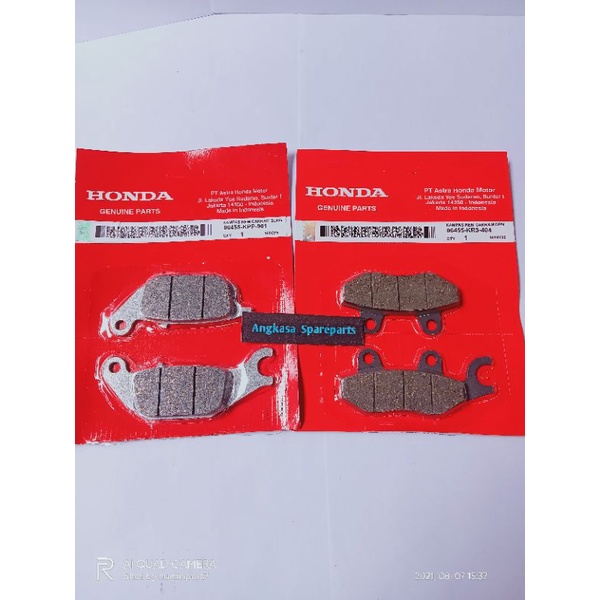 Jual Dispad Kampas rem DEPAN BELAKANG Supra X 125 Supra X 125 Fi double ...