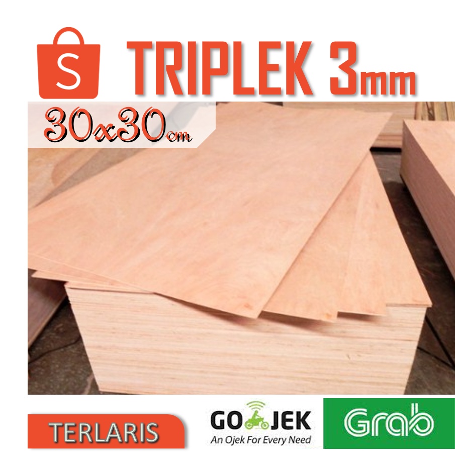 Jual TRIPLEK 3mm 30x30 cm. TRIPLEK 3 mm 30x30cm | Shopee Indonesia