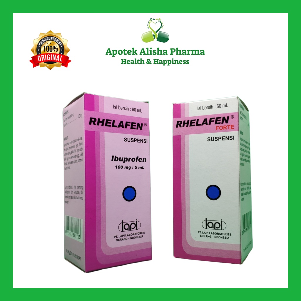 Jual Rhelafen Sirup / Rhelafen Forte Sirup 60ml - Relafen Ibuprofen ...