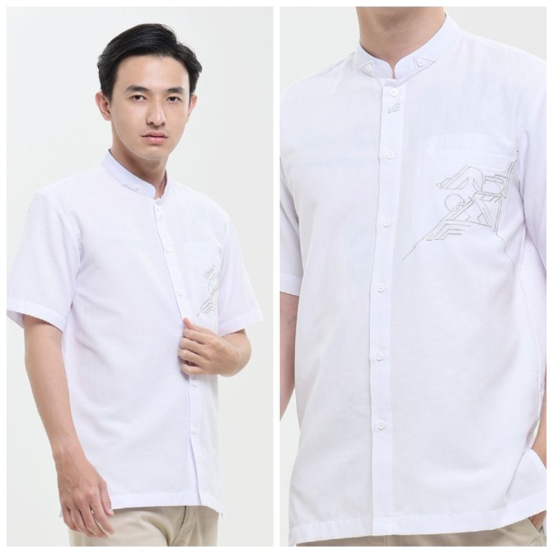 Jual Koko putih pendek Kemko alfarez v1 pdk - baju koko putih pendek ...