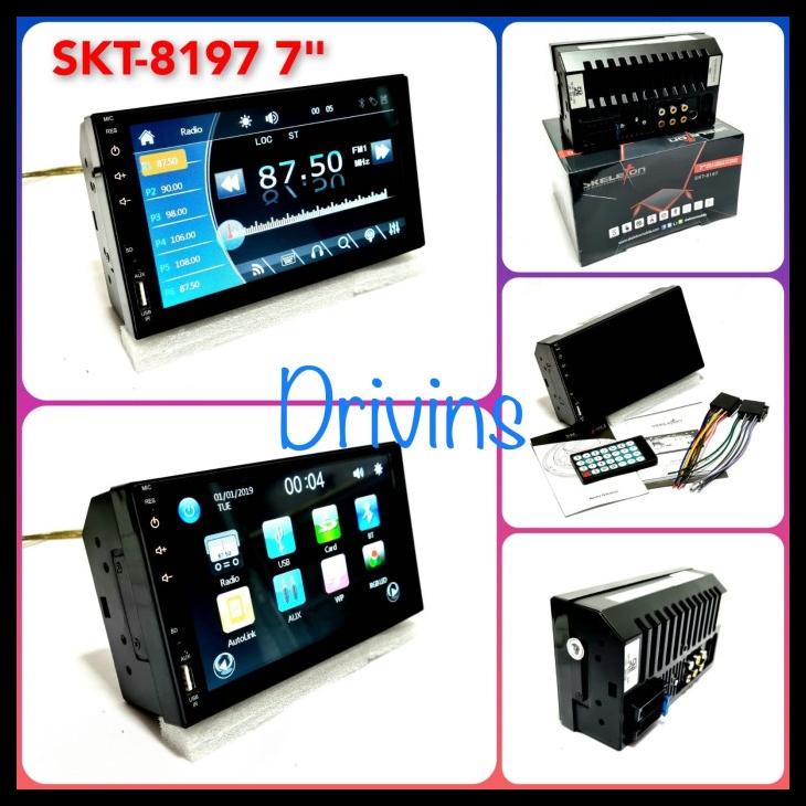 Jual Tv Mobil Head Unit Skeleton Skt-8197 7" Body Pendek Full Glass Kode 913 | Shopee Indonesia