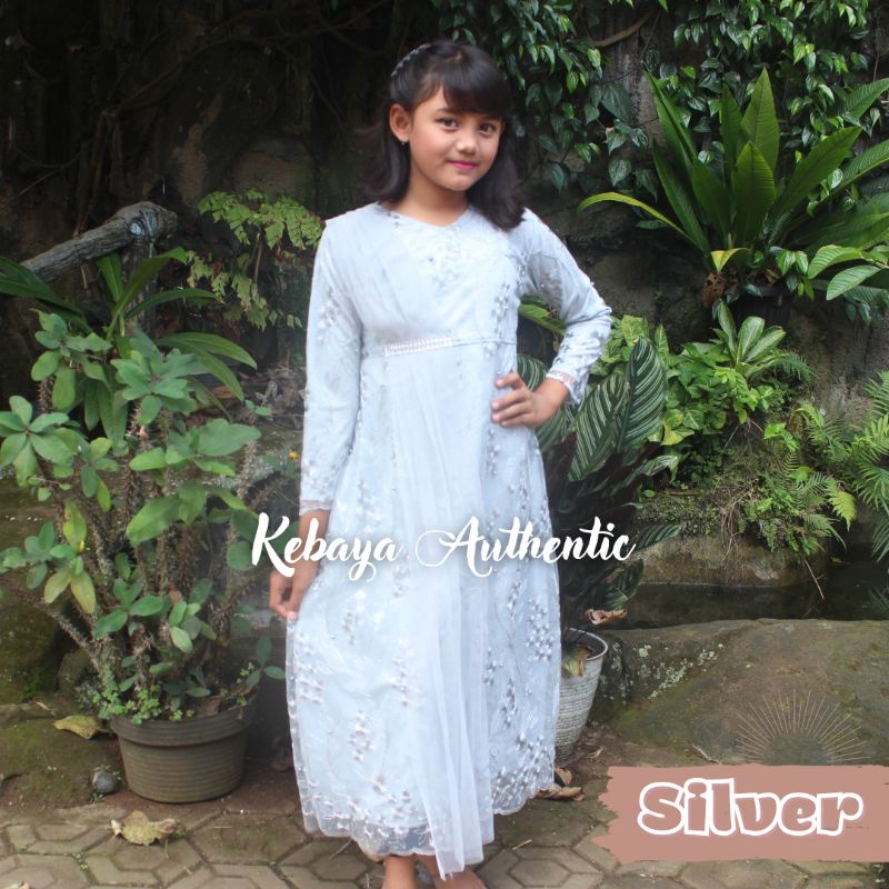 Jual Kebaya Anak Dress Gamis Tille Modern Slayer Lengan Panjang ...