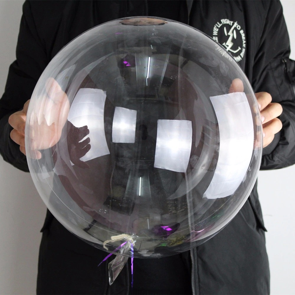 Jual Balon PVC / Clear Transparent Balloon / Bening Transparan 3 Ukuran ...