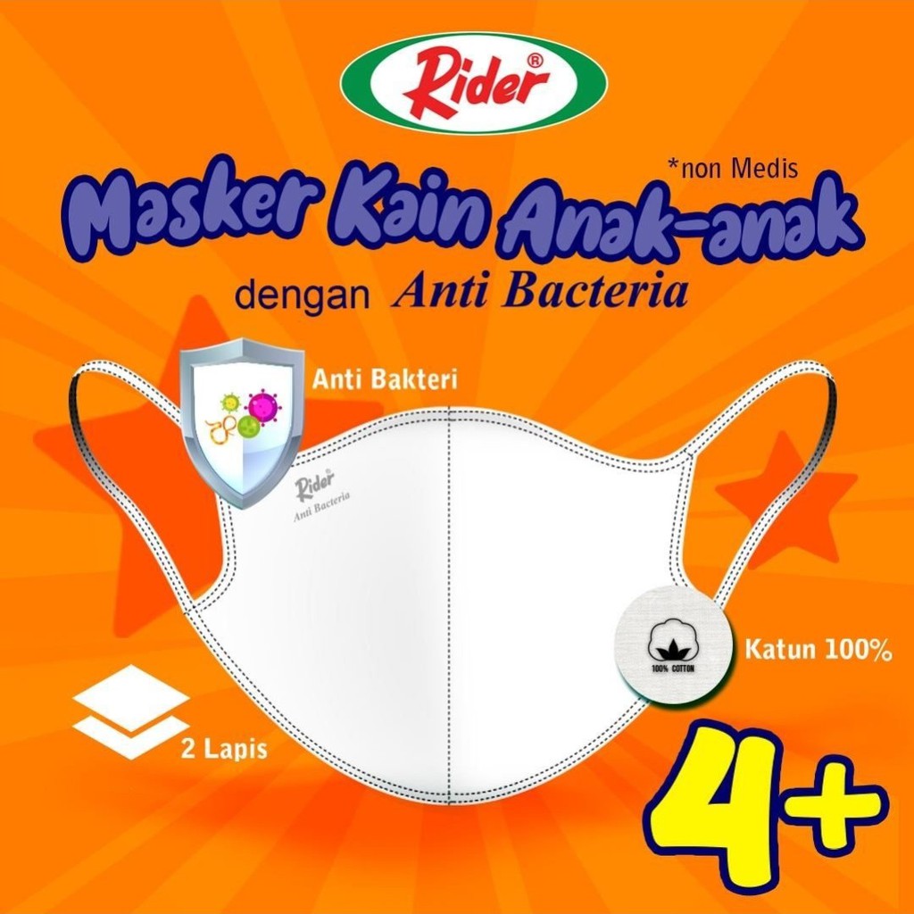 Jual Masker anak rider putih asli | Shopee Indonesia