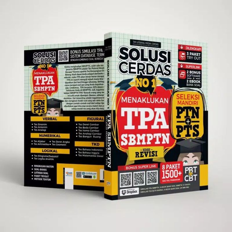 Jual BUKU TEST SBMPTN !! SOLUSI CERDAS NO.1 MENAKLUKKAN TPA SBMPTN ...