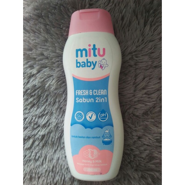 Jual Mitu baby sabun 2in1,200 ml | Shopee Indonesia