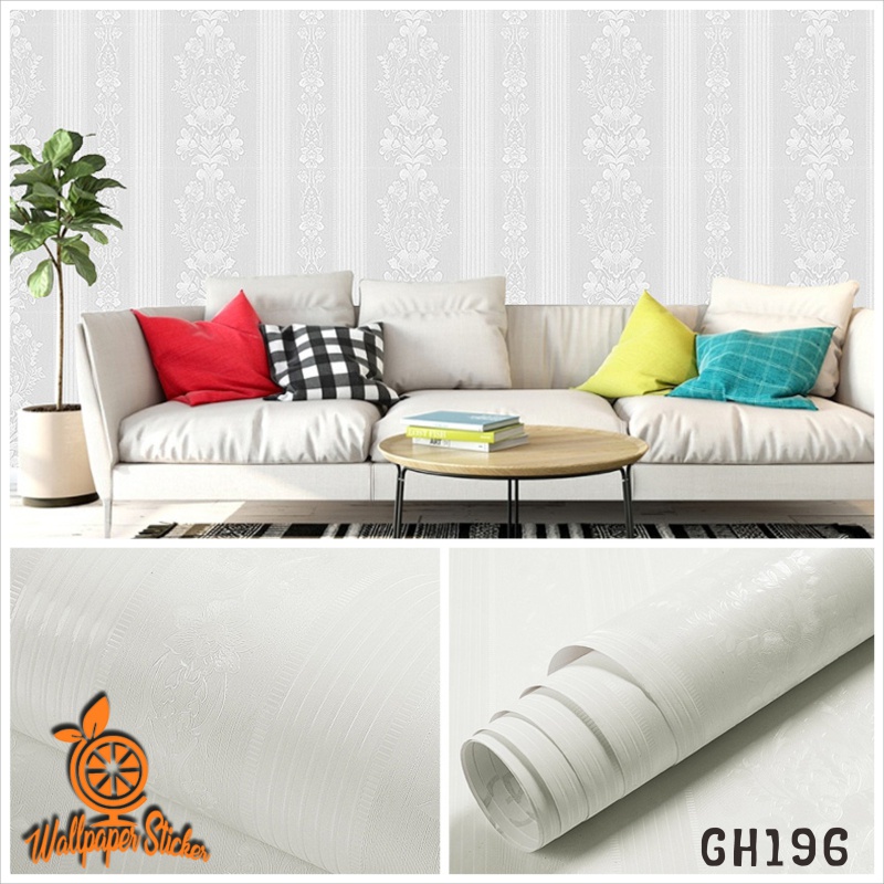 Jual Stiker dinding Motif Salur Wallpaper Dinding Motif Batik Salur Garis -Wonderdekorasi ...