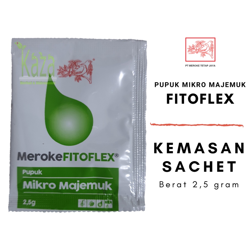 Jual Pupuk Meroke Fitoflex sachet 2,5 gram Mikro Majemuk | Shopee Indonesia