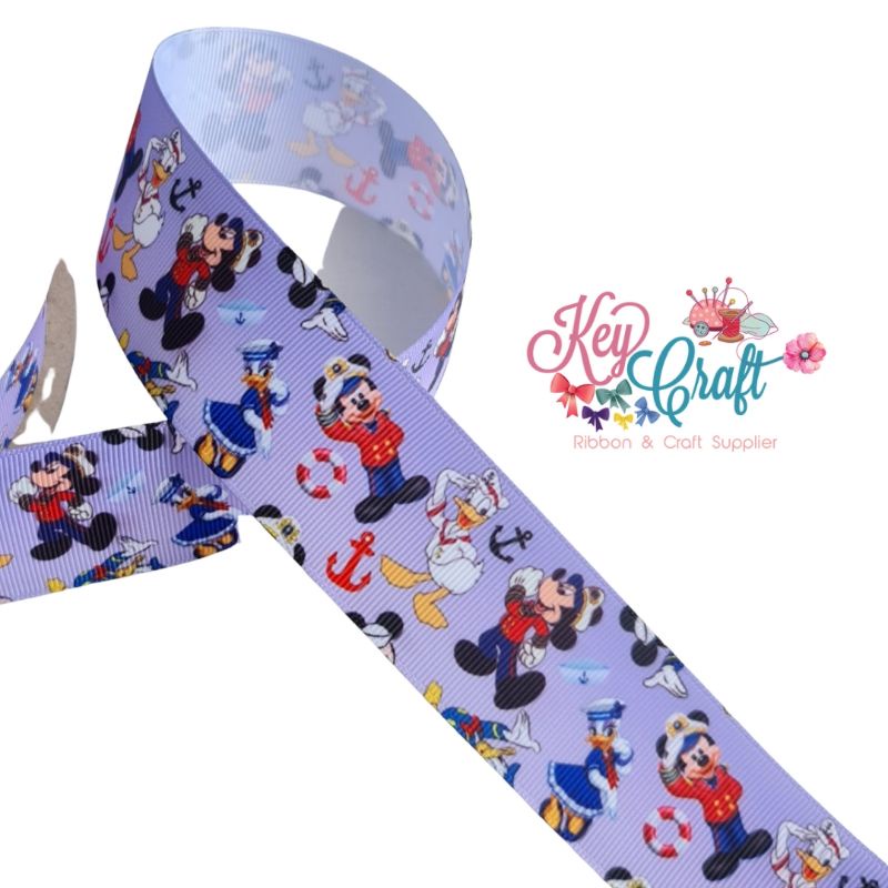 Jual Pita Grossgrain motif Mickey Mouse and Friends | Shopee Indonesia