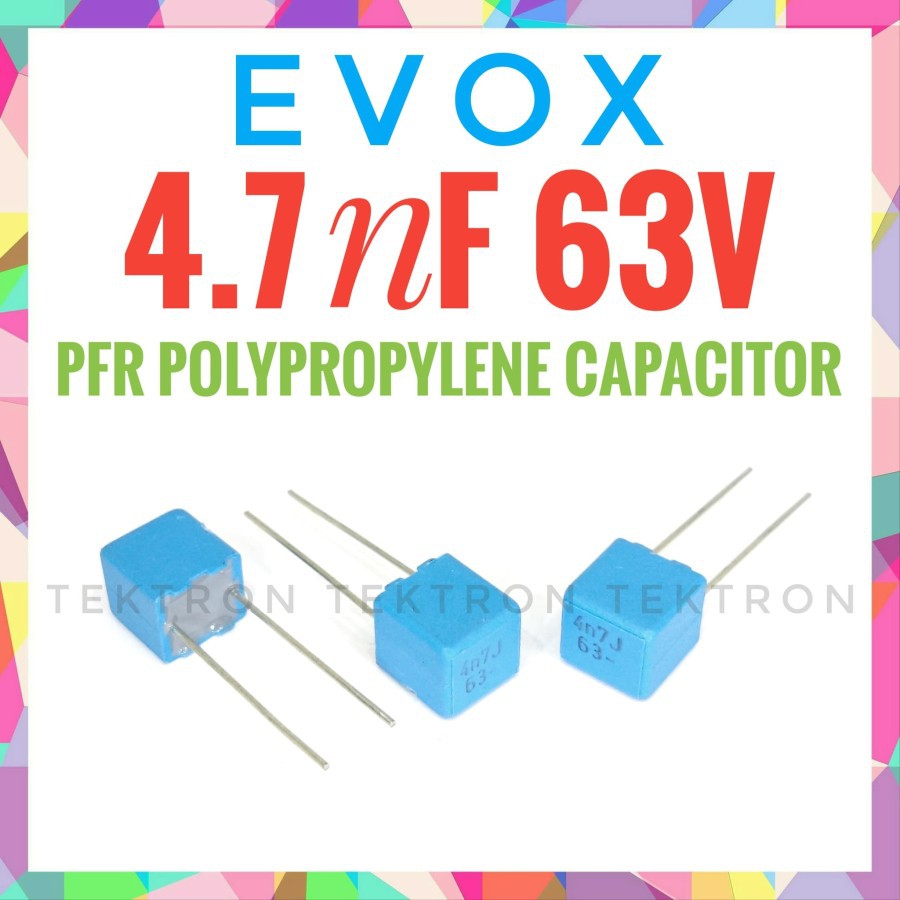 Jual VOX 4.7nF 63V PFR Polyropylene Film Capacitor 472 4n7F Audiophile ...