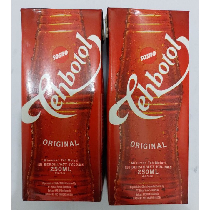 Jual TEH BOTOL SOSRO ORIGINAL 250 ML | Shopee Indonesia