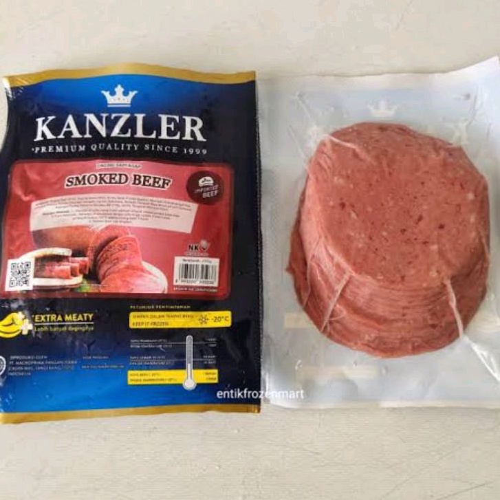 Jual Smoked Beef Kanzler Daging sapi asap Kanzler Daging asap Frozen ...