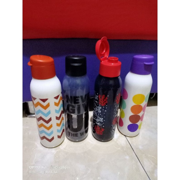 Jual Botol tupperware eco bottle 750ml sisa motif zig-zag | Shopee ...