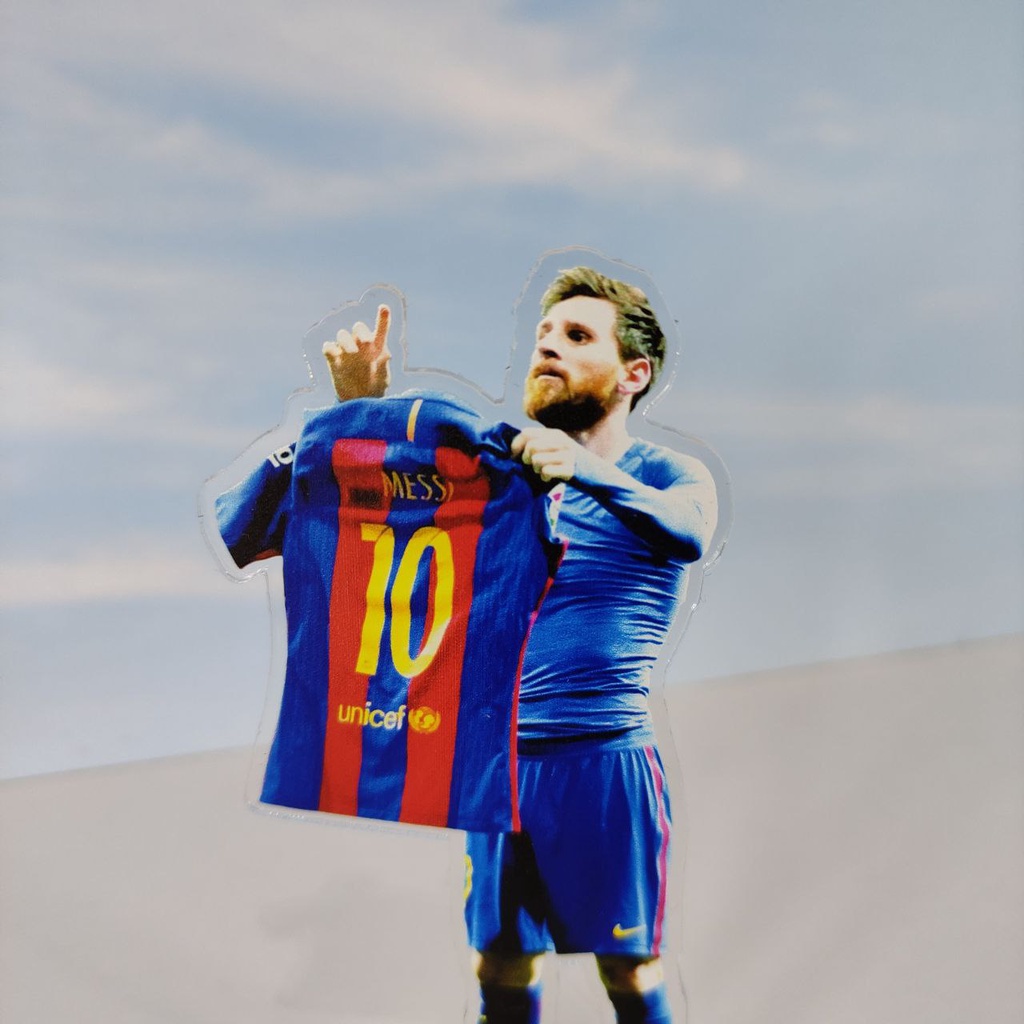 Jual Standee Action Figure Lionel Messi Barcelona 2016/2017 Selebrasi ...