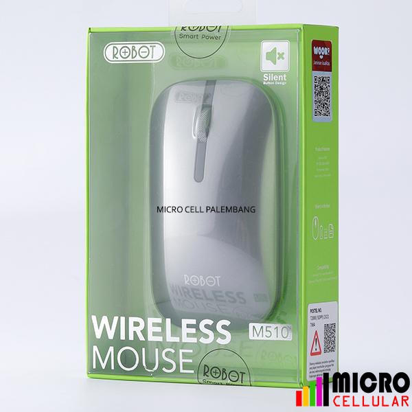 Jual Mouse ROBOT M510 2.4G 1600DPI Wireless Silent Button Metal ...