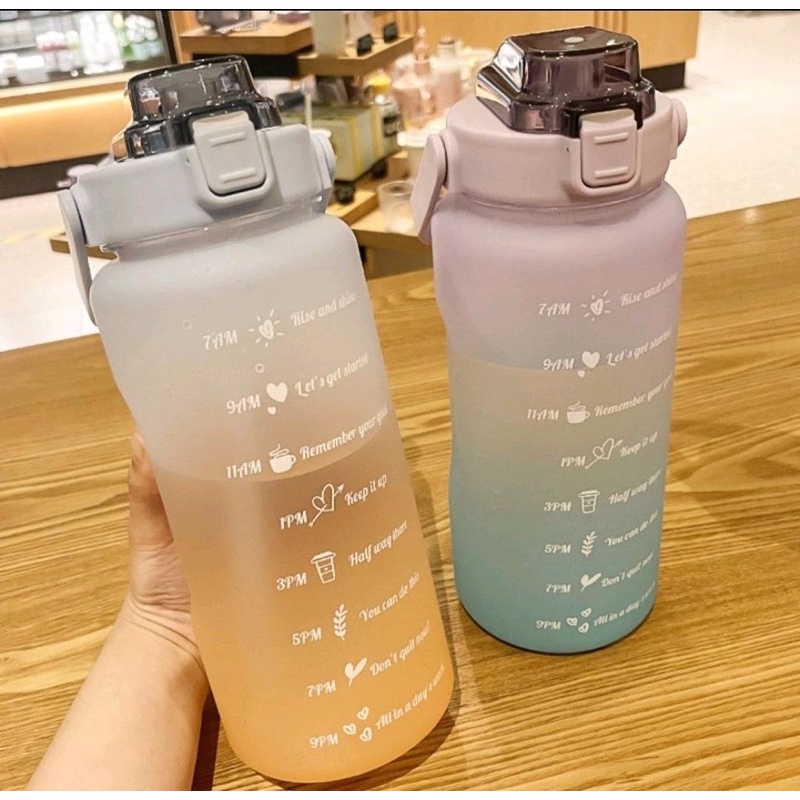 Jual BOTOL KOREA 2 LITER / BOTOL MINUM KOREA VIRAL / BOTOL VIRAL TIK ...