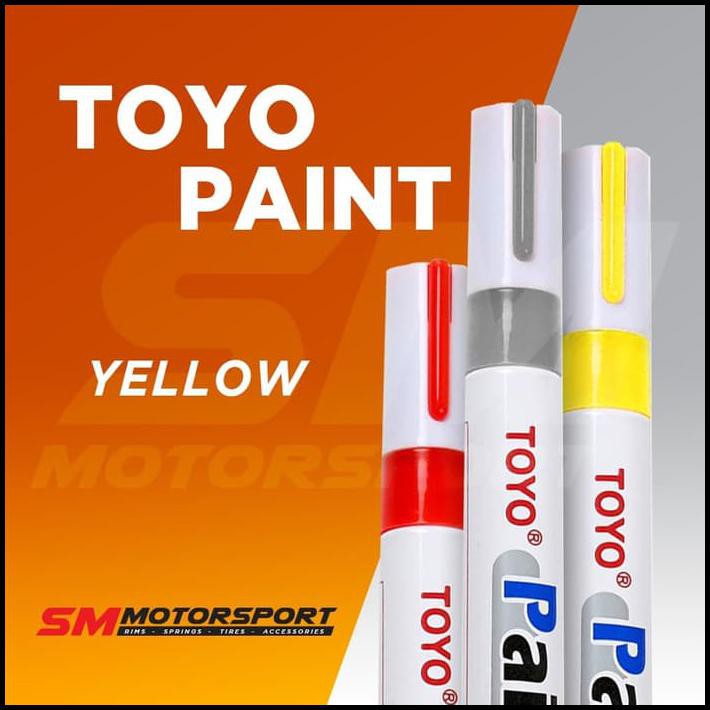 Jual Spidol Toyo (Spidol Warna) Untuk Ban Kuning Stabilo Cuci Gudang ...