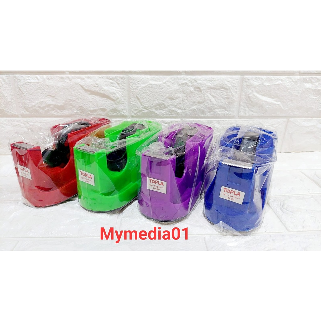 Jual TAPE DISPENSER TD 805 TOPLA - TEMPAT SOLATIP | Shopee Indonesia