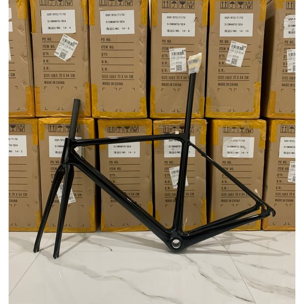 Jual HongFu FM008 superlight carbon Frame set Rim brake Roadbike ...