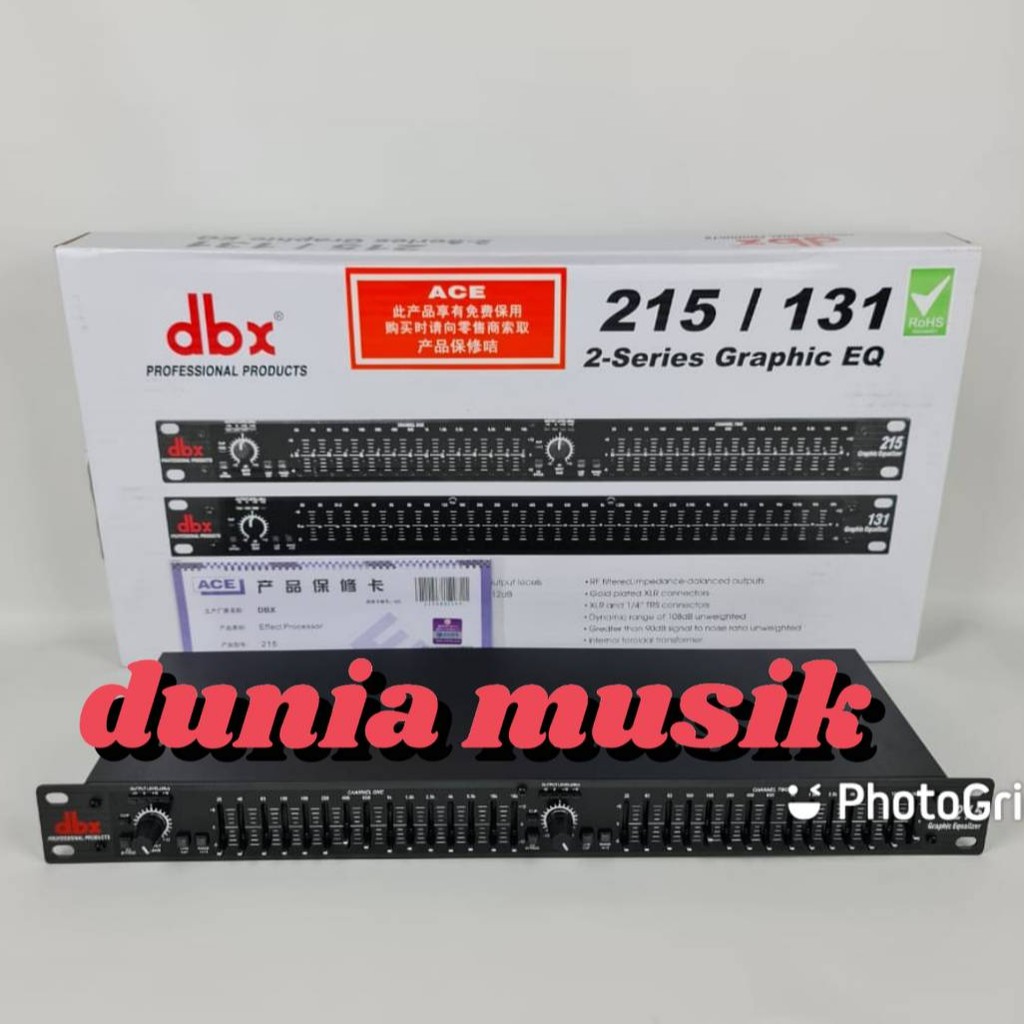 Jual equalizer dbx 215 dbx215 - dbx215 | Shopee Indonesia
