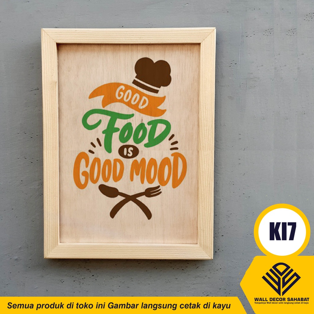 Jual Hiasan Dinding Ruang dapur Frame Kayu jati belanda / Pajangan Wall ...