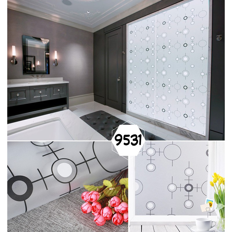 Jual Homedekor Sticker Kaca Sandblast 45Cm X 1M Kaca Motif Stiker Kaca ...