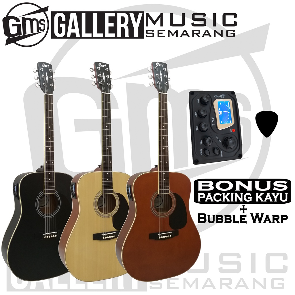 Jual Gitar Akustik Elektrik Cort Equalizer Tuner Cowboy AW-1 Custom ...