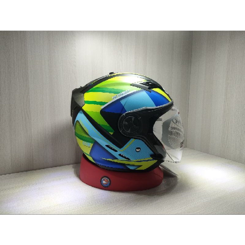 Jual NHK GLADIATOR FIUS ALL WARNA DOBLE VISOR HELM OPEN FACE | Shopee ...