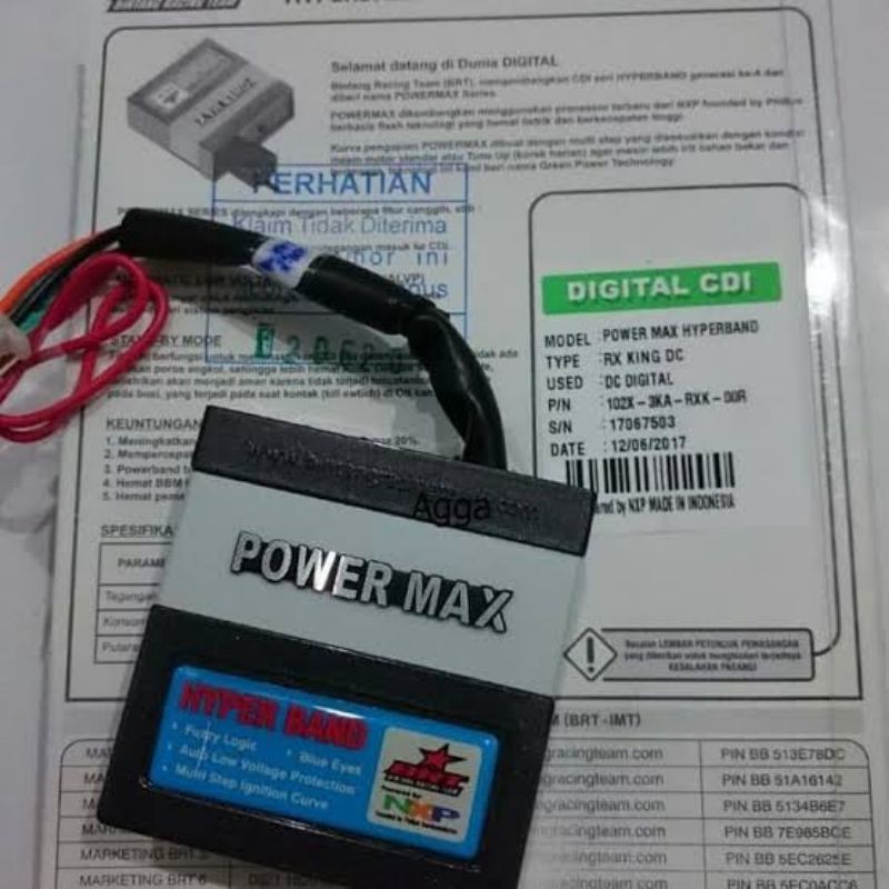 Jual BRT CDI POWER MAX HiperBand hyperband RXKing RX King(DC) | Shopee ...