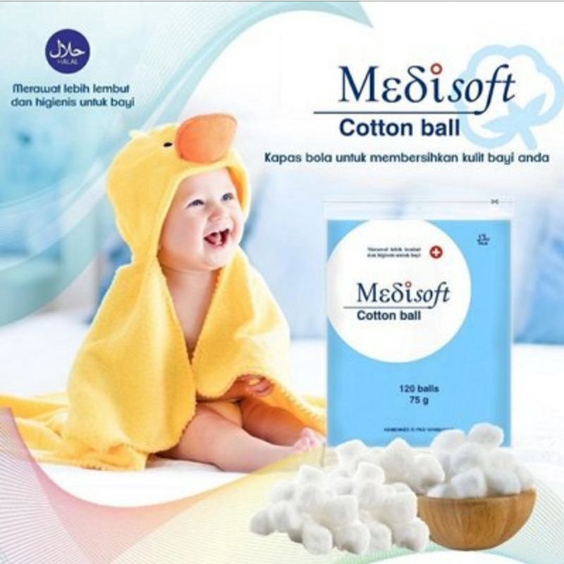 Jual Medisoft 120 Balls (75gr) | Shopee Indonesia