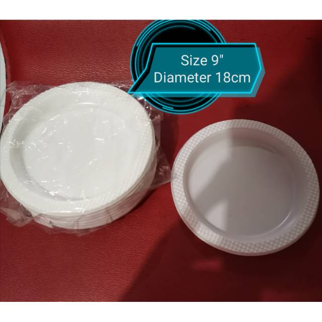 Jual Piring plastik 9" | Shopee Indonesia