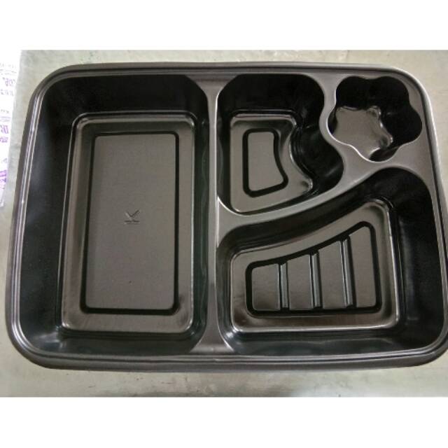 Jual Mika Bento Hitam (10pcs) | Shopee Indonesia