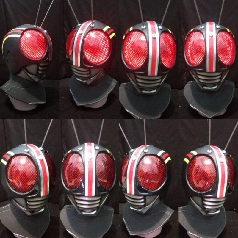 Jual helm kamen rider black bahan eva foam (Busa hati) | Shopee Indonesia