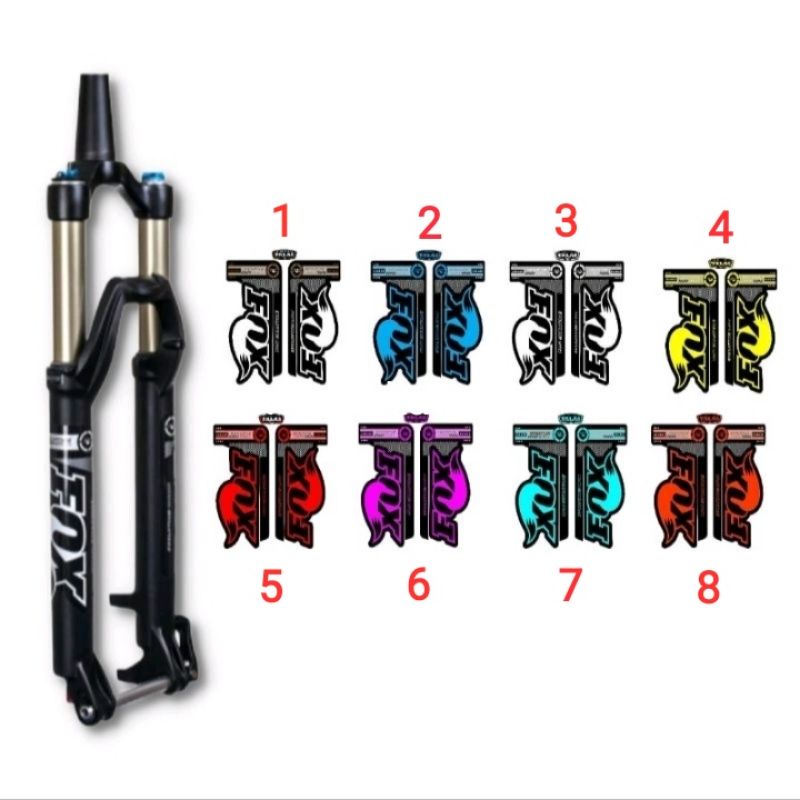 Jual Sticker FOX 32 34 36 Evolution Series Sticker Decal fork sepeda ...