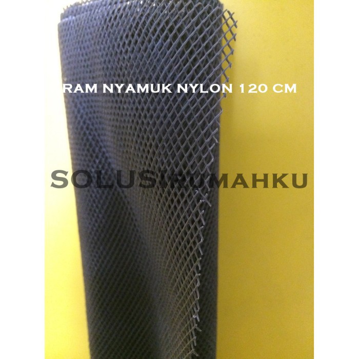 Jual PER 50 CM RAM NYAMUK NYLON HITAM/ KAWAT KASA NILON PINTU JENDELA ...