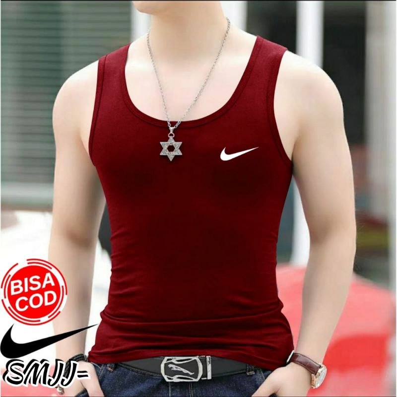 Jual kaos singlet/dalaman logo.CONTENG. catton ready ukuran M.L.XL.XXL ...