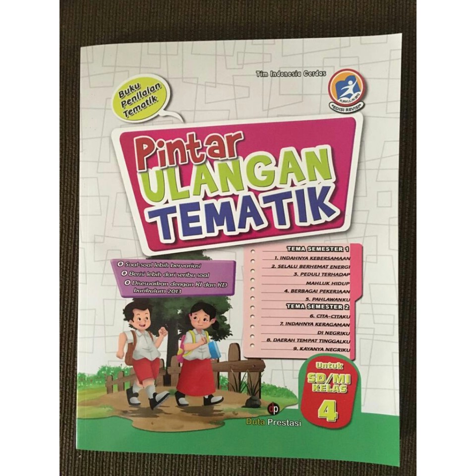 Jual Buku Pintar Mengerjakan Tugas Tematik Kelas 4 Smt 1and2 Revisi