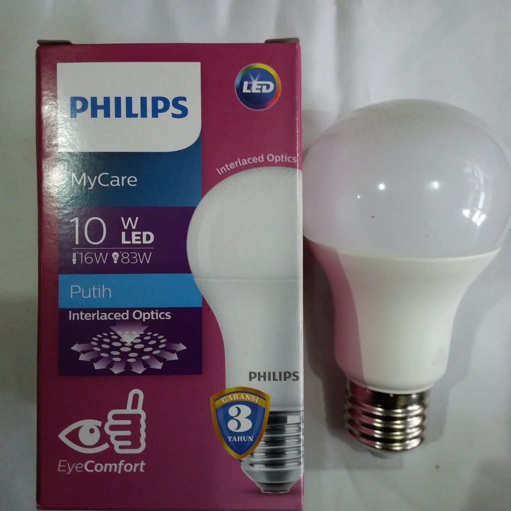 Jual Lampu LED Philips 10 watt MyCare | Shopee Indonesia