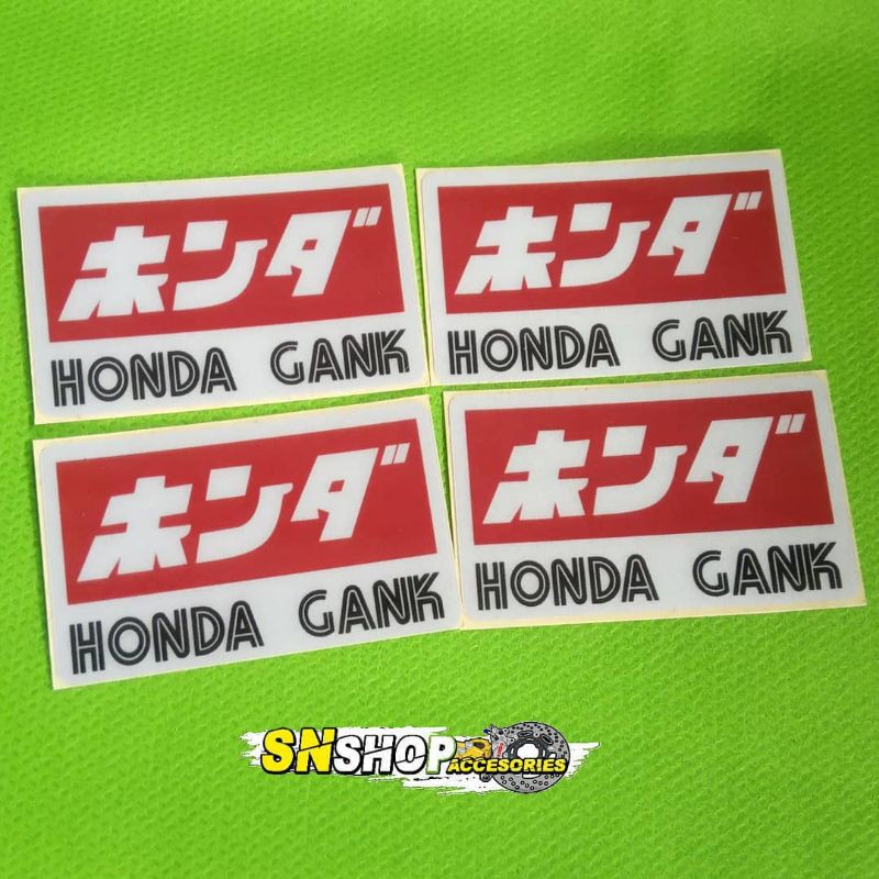 Jual Stiker honda gank | Shopee Indonesia
