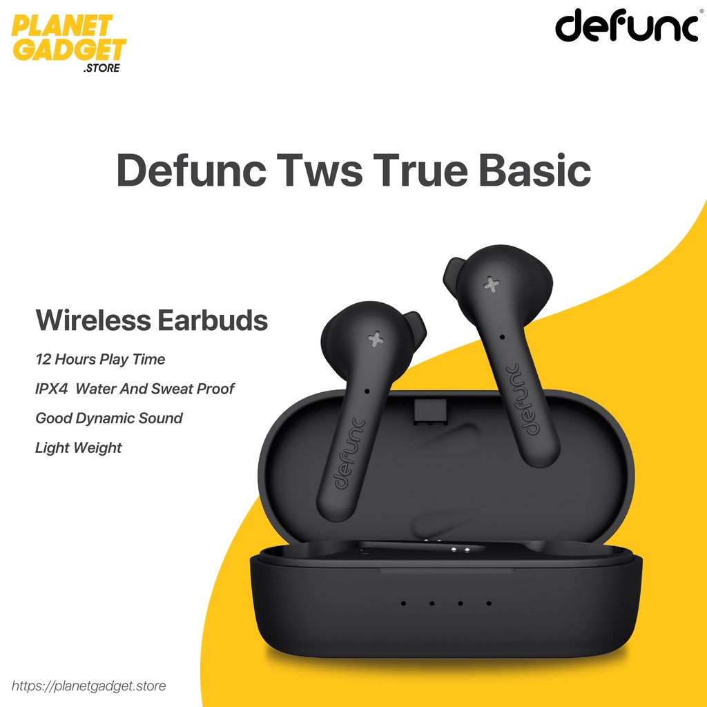 Jual Defunc Tws True Basic Black | Shopee Indonesia