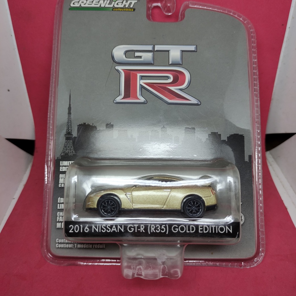 Jual Greenlight Diecast Anniversary GTR 2016 Nissan GTR R35 Gold ...
