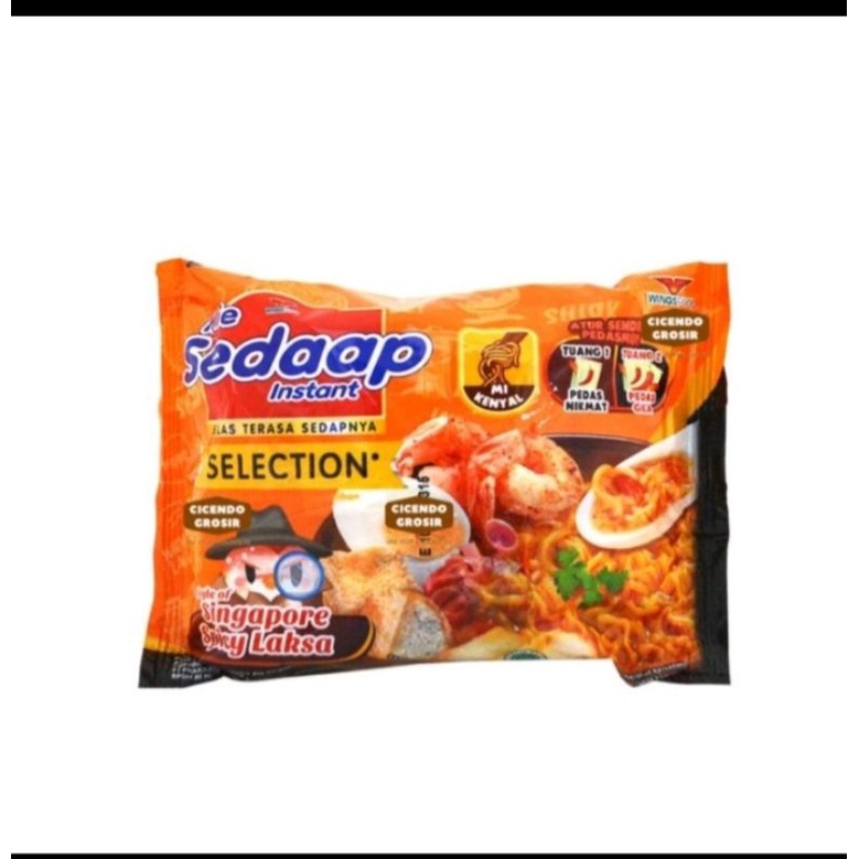Jual Mie Sedaap Selection Rasa Singapore Spicy Laksa | Shopee Indonesia