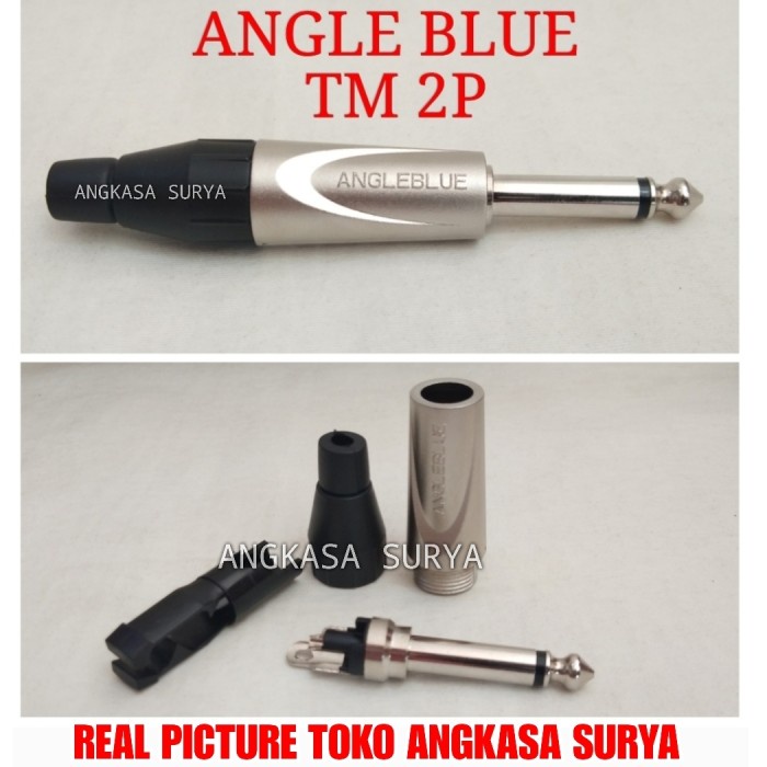 Jual Jack Akai Mono ANGLE BLUE TM2P Plug Akai Mono ( Model AMPHENOL) | Shopee Indonesia