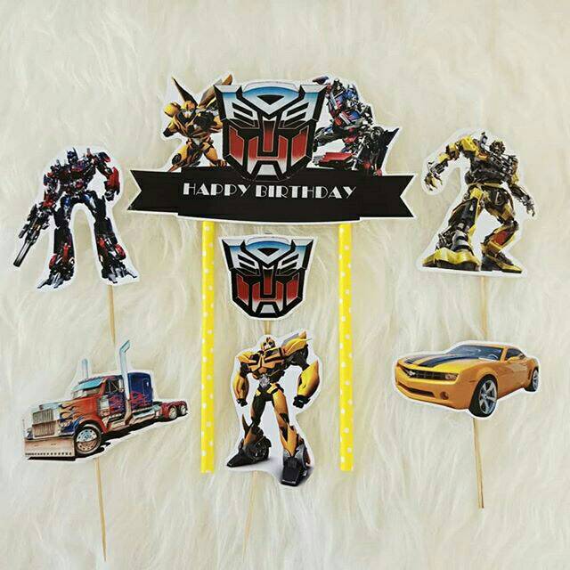 Jual Topper transformer topper ulang tahun topper happy birthday topper ...