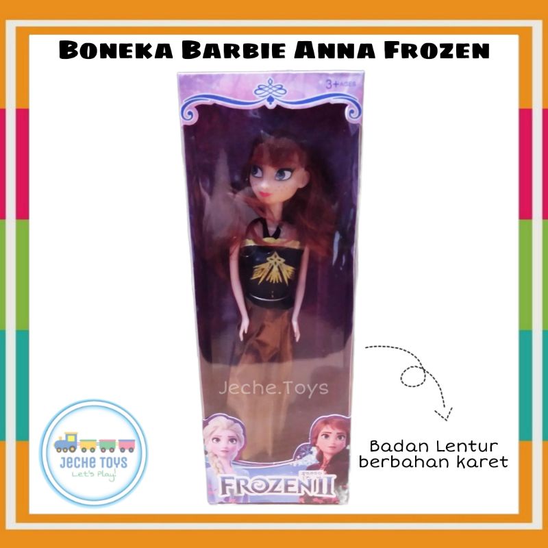 Jual Boneka Barbie Anna Frozen Elsa Frozen BERBAHAN KARET | Shopee Indonesia