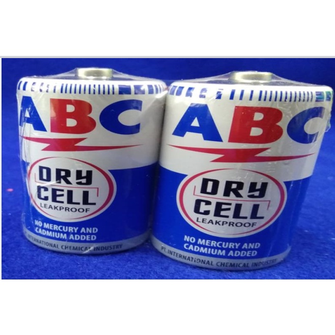 Jual Baterai / Batre ABC Biru Tipe D Besar R20 | Shopee Indonesia