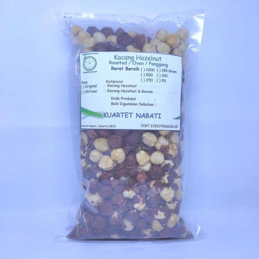 Jual 500gr Roasted Hazelnut - Kacang Hazelnut - Rasa Original - Oven ...