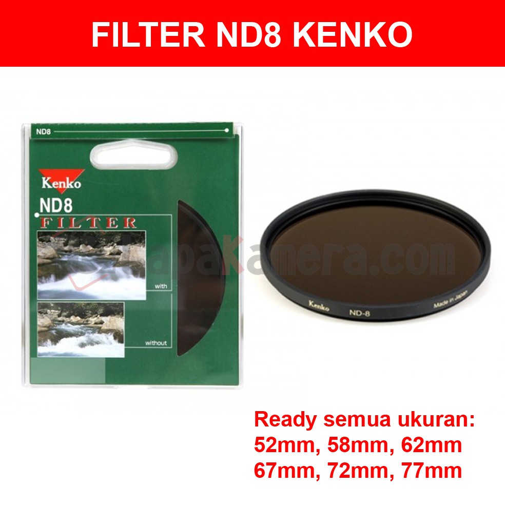 Jual ND Filter, Kenko ND4 dan ND8 | Shopee Indonesia