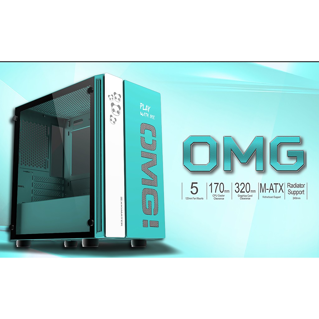 Jual Casing Xigmatek OMG AQUA - Casing komputer OMG Aqua | Shopee Indonesia